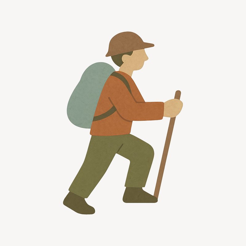Trekking Stick Cartoon Images | Free Photos, PNG Stickers, Wallpapers ...