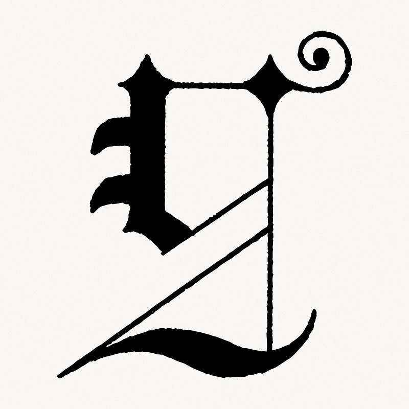 Gothic Numbers Font Paper Images | Free Photos, PNG Stickers ...