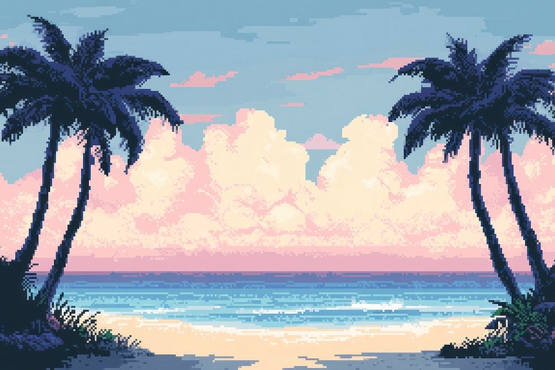 Pixel Art Ocean Images | Free Photos, PNG Stickers, Wallpapers ...
