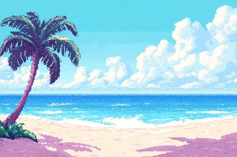 Pixel Art Ocean Images | Free Photos, PNG Stickers, Wallpapers ...
