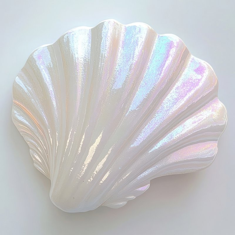 PNG Turquoise shell seashell shiny | Free PNG - rawpixel