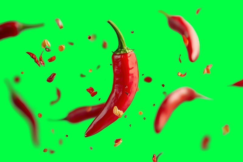 PNG Chilli floating peppers food | Free PNG - rawpixel