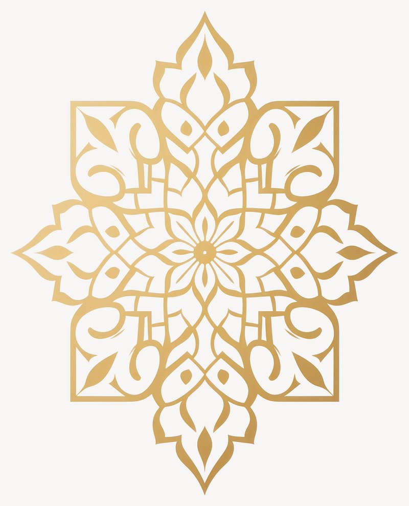 Islamic ornament rounded star shape | Premium Vector Illustration ...