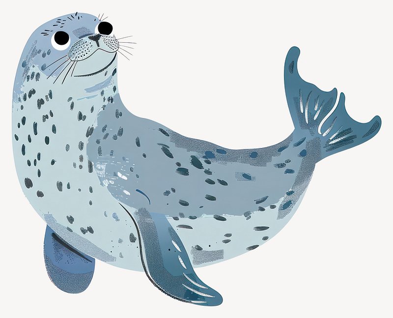 Seal Cartoon Images | Free Photos, PNG Stickers, Wallpapers ...