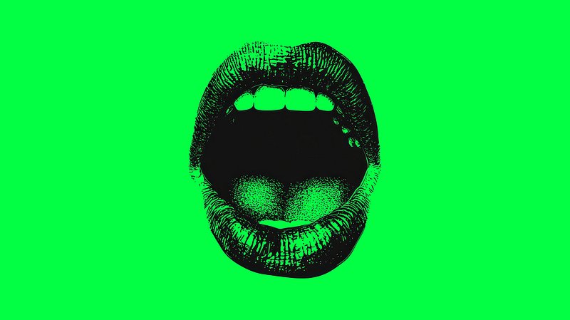 PNG Open screaming lip retro | Premium PNG - rawpixel