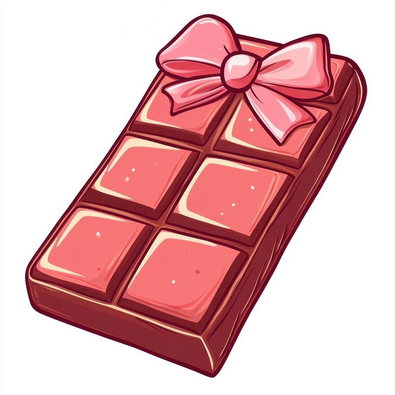 Coquette chocolate illustration cartoon sweets. | Free Photo ...