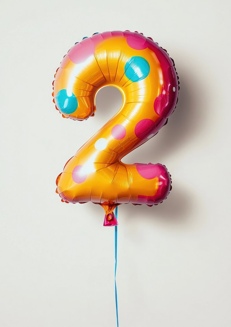 Number 2 Ballon PNG Images | Free Photos, PNG Stickers, Wallpapers ...