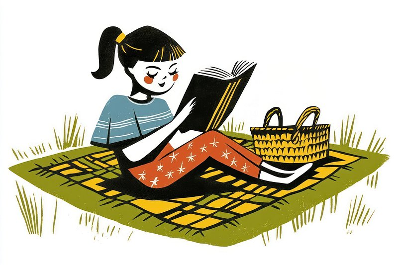 Reading Book Cartoon Images | Free Photos, PNG Stickers, Wallpapers ...