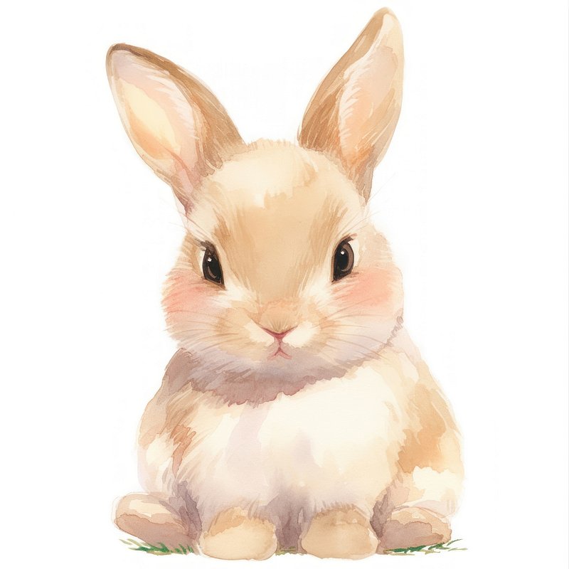 PNG Rabbit rabbit illustration watercolor | Free PNG - rawpixel