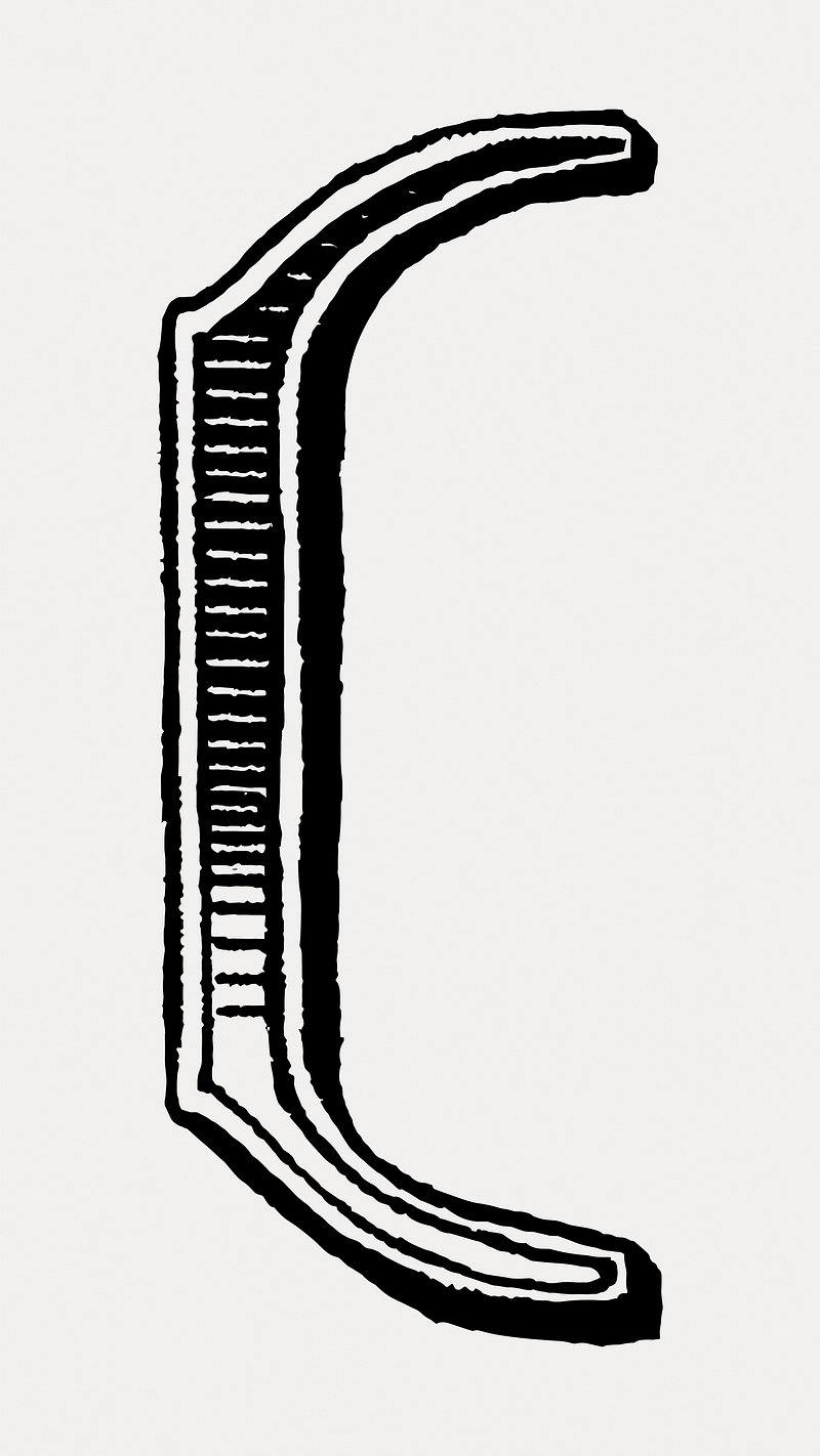 Parentheses sign classic medieval art, | Free Vector - rawpixel