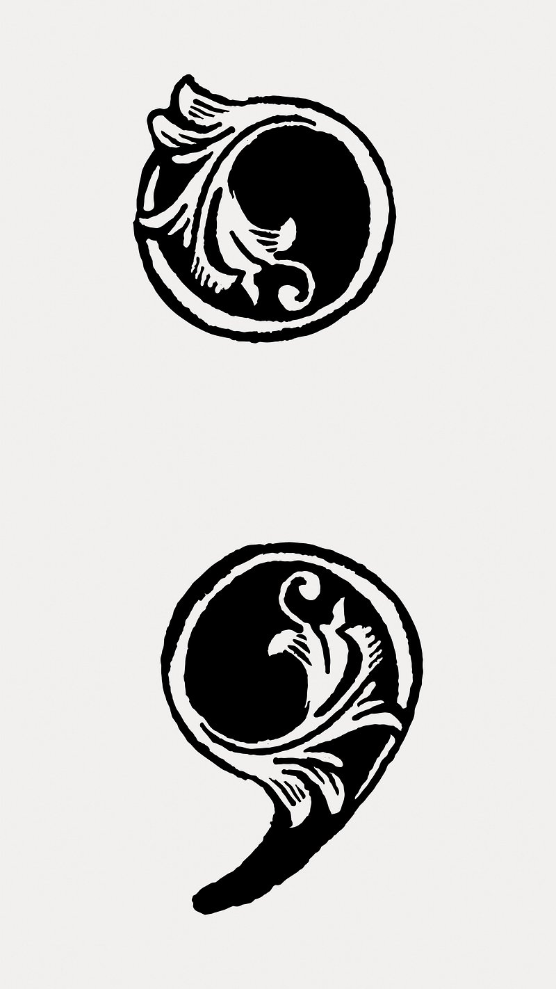 Semicolon Images | Free Photos, PNG Stickers, Wallpapers & Backgrounds ...