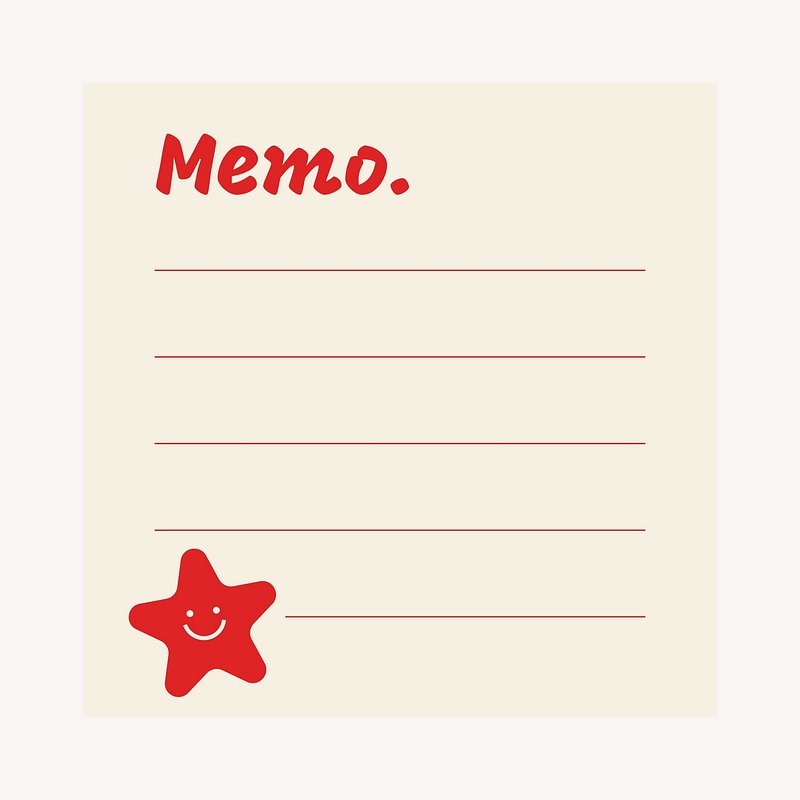 Memos Stationery Paper Design Note Images | Free Photos, PNG Stickers ...