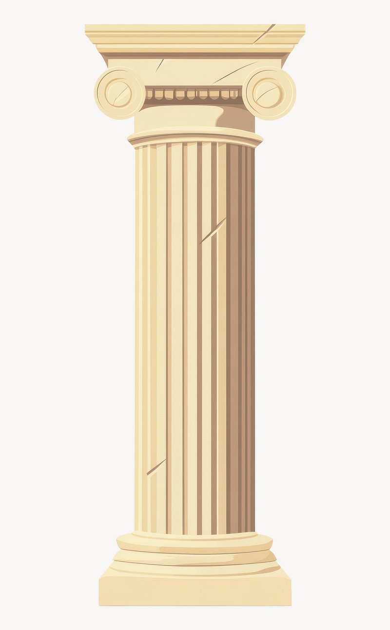 Classic greek pillar architecture column | Free Vector - rawpixel