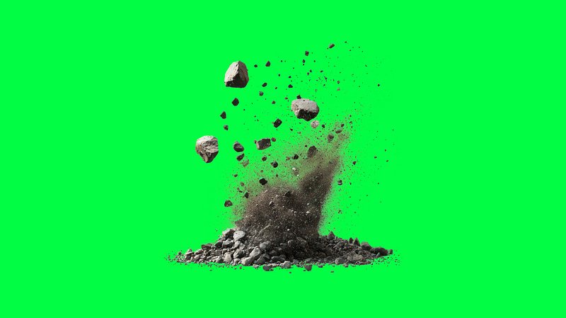Pebble Ground Burst explosion particles | Free Photo - rawpixel