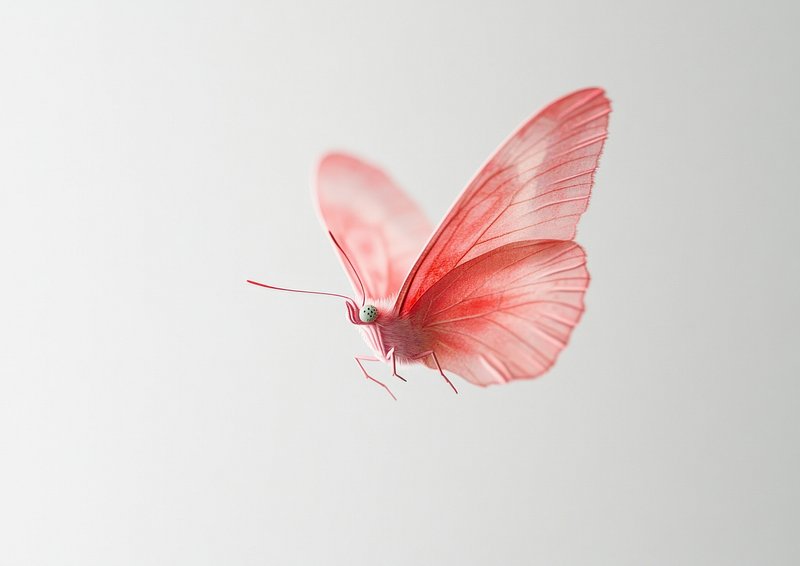 Pink butterfly flying background invertebrate | Free Photo - rawpixel