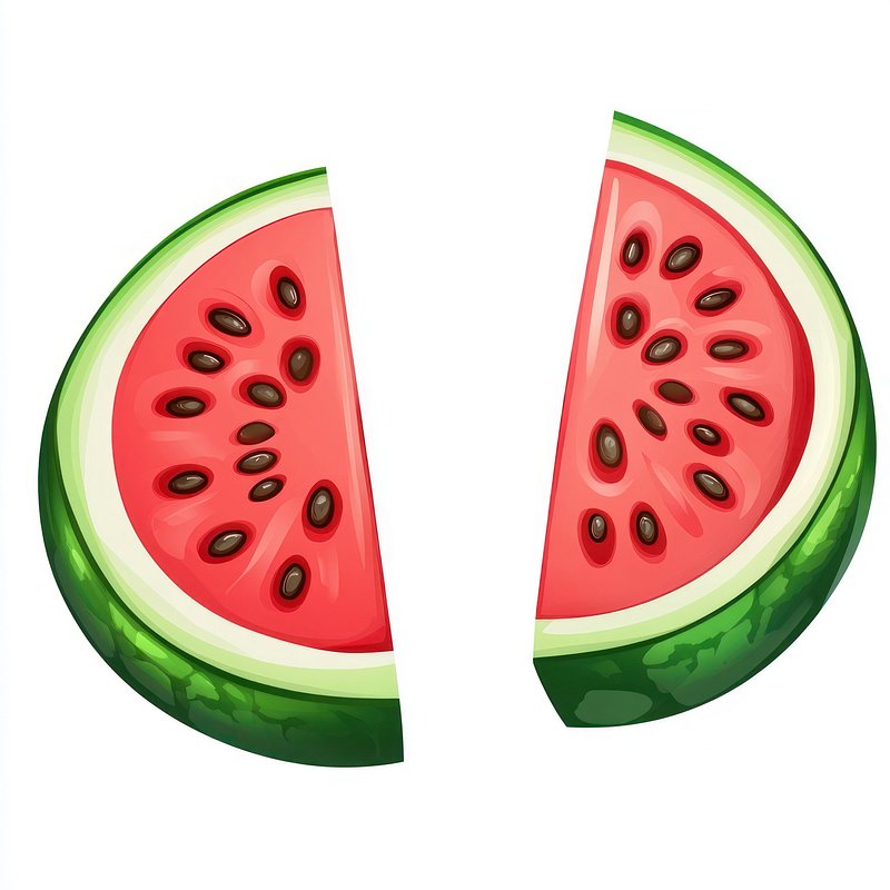 PNG Vibrant watermelon slice illustration | Free PNG - rawpixel
