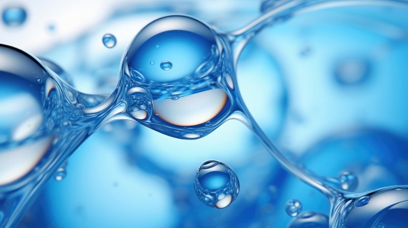 Bubbles rising liquid blue background. | Free Photo - rawpixel