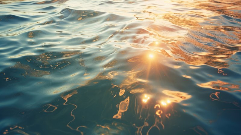 Sparkling water light reflections, desktop | Free Photo Illustration ...