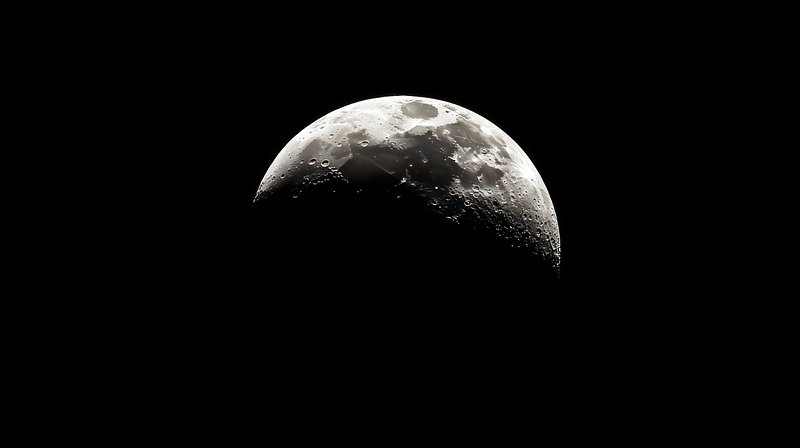 PNG Detailed half moon space | Free PNG - rawpixel