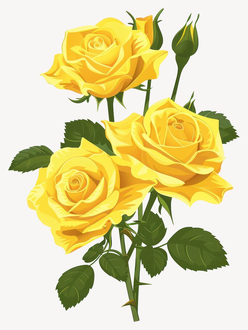 Yellow Roses PNG Transparent Images | Free Photos, PNG Stickers ...