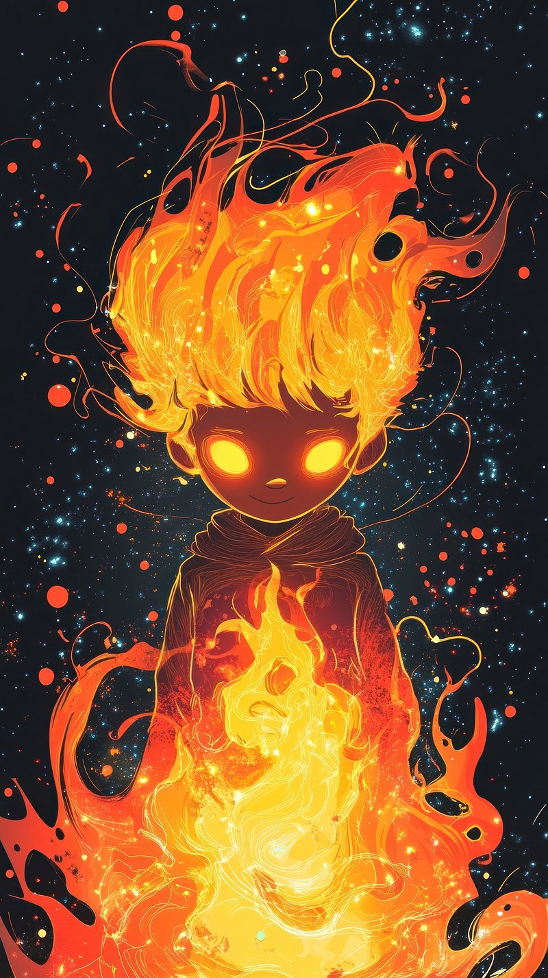 Anime Fire Background Images | Free Photos, PNG Stickers, Wallpapers ...