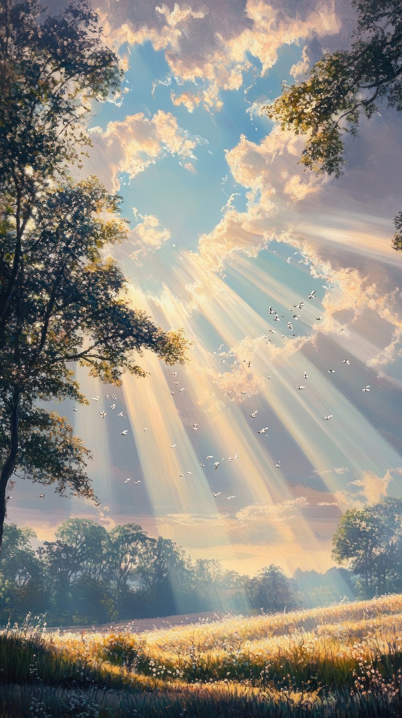 Heavenly Lightscape light sun sunlight | Free Photo - rawpixel