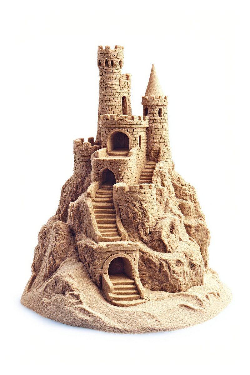 Sandcastle sand sandcastle beach. | Free Photo - rawpixel