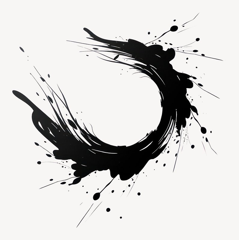 Ink splash art design black | Free Vector - rawpixel