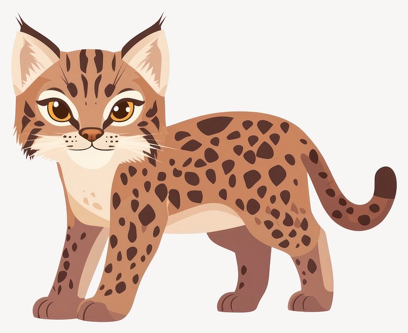 Bobcat Drawing Images | Free Photos, PNG Stickers, Wallpapers ...