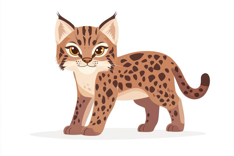 Bobcat Drawing Images | Free Photos, PNG Stickers, Wallpapers ...