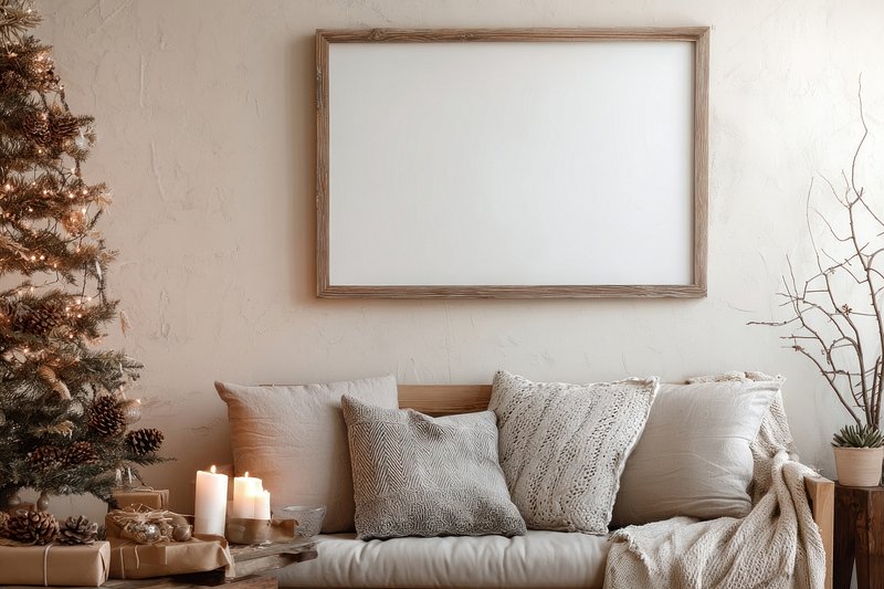 Cozy holiday living room decor | Free Photo - rawpixel
