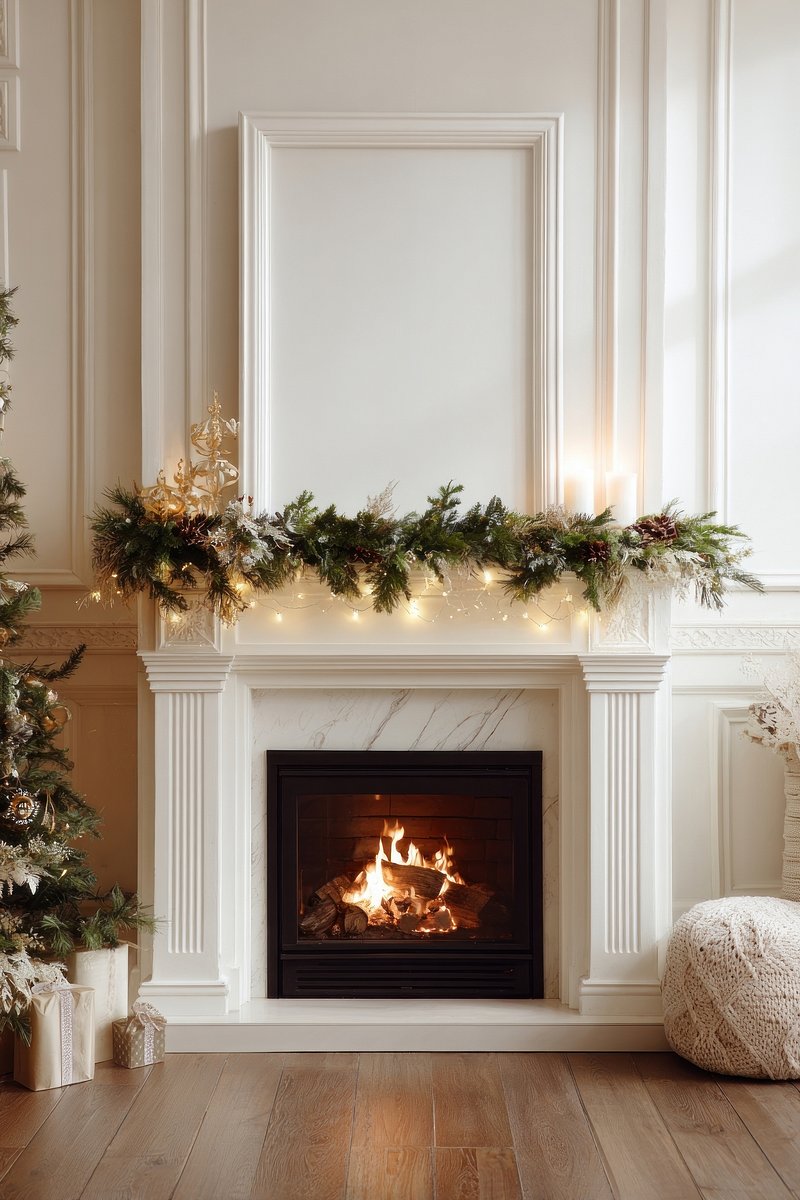 Festive frame mockup stockings png | Free PNG - rawpixel