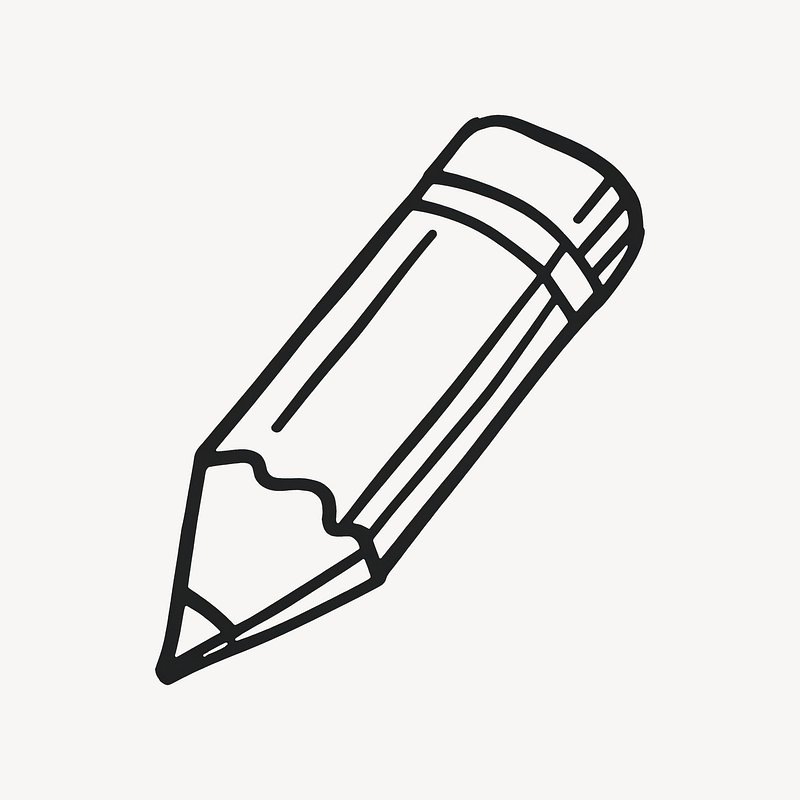 Pencil Drawing Simple Black Images | Free Photos, PNG Stickers ...