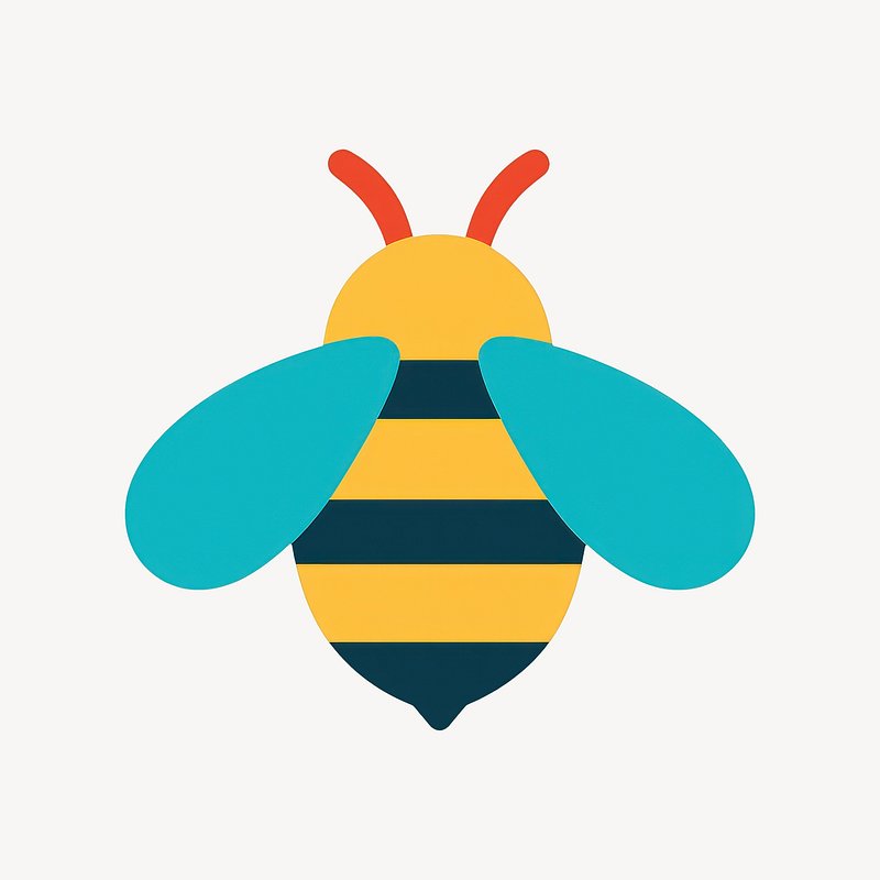 Simple+bee+outline Icon Images | Free Photos, PNG Stickers, Wallpapers ...