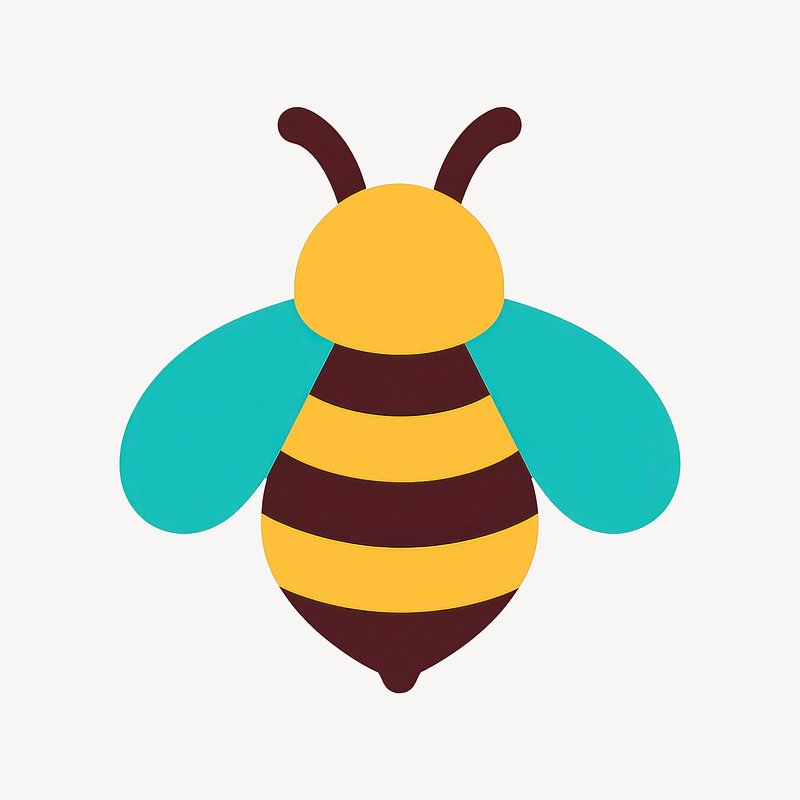 Simple+bee+outline Icon Images | Free Photos, PNG Stickers, Wallpapers ...