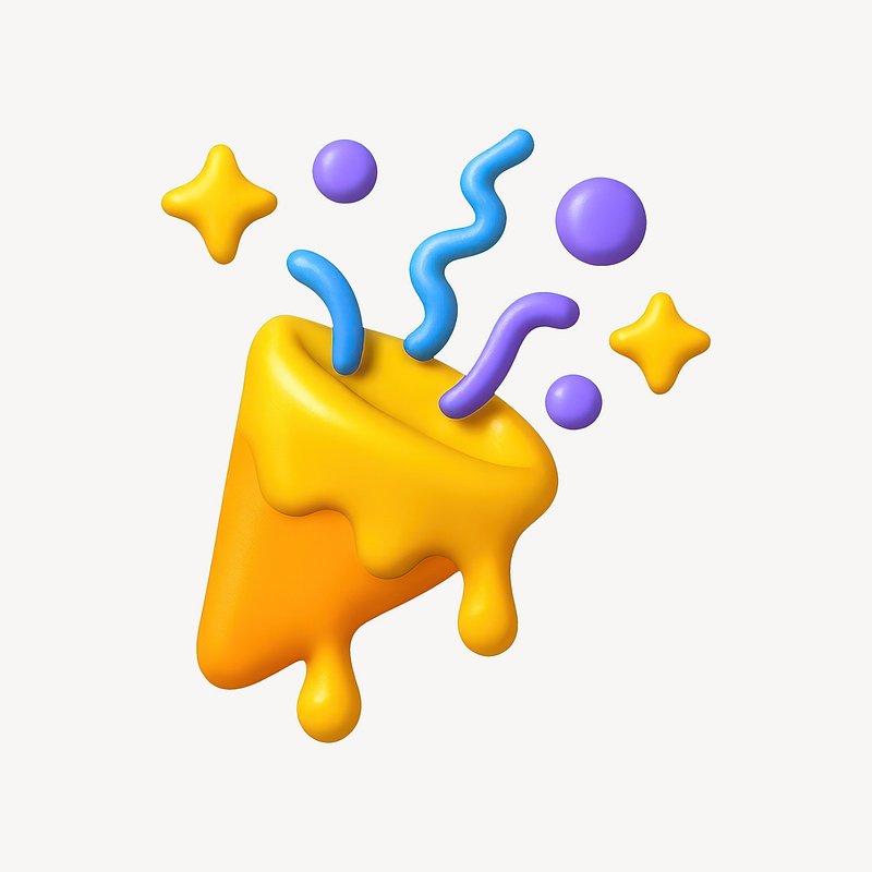 Purple Confetti Icon Design Images | Free Photos, PNG Stickers ...