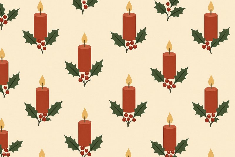Cream Christmas Desktop Wallpaper, Aesthetic Background Images | Free ...