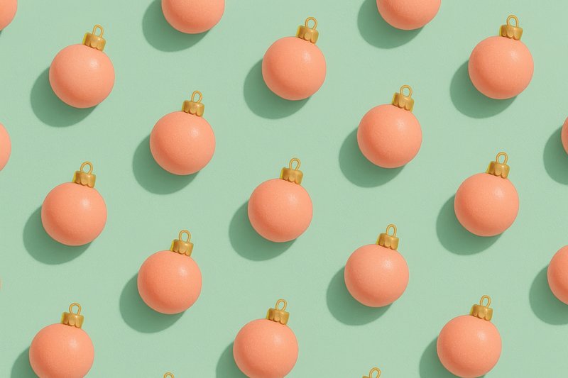 Cream Christmas Desktop Wallpaper, Aesthetic Background Images | Free ...