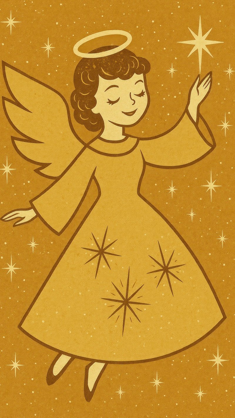 Christmas+cartoon+angels Wallpaper Images | Free Photos, PNG Stickers ...