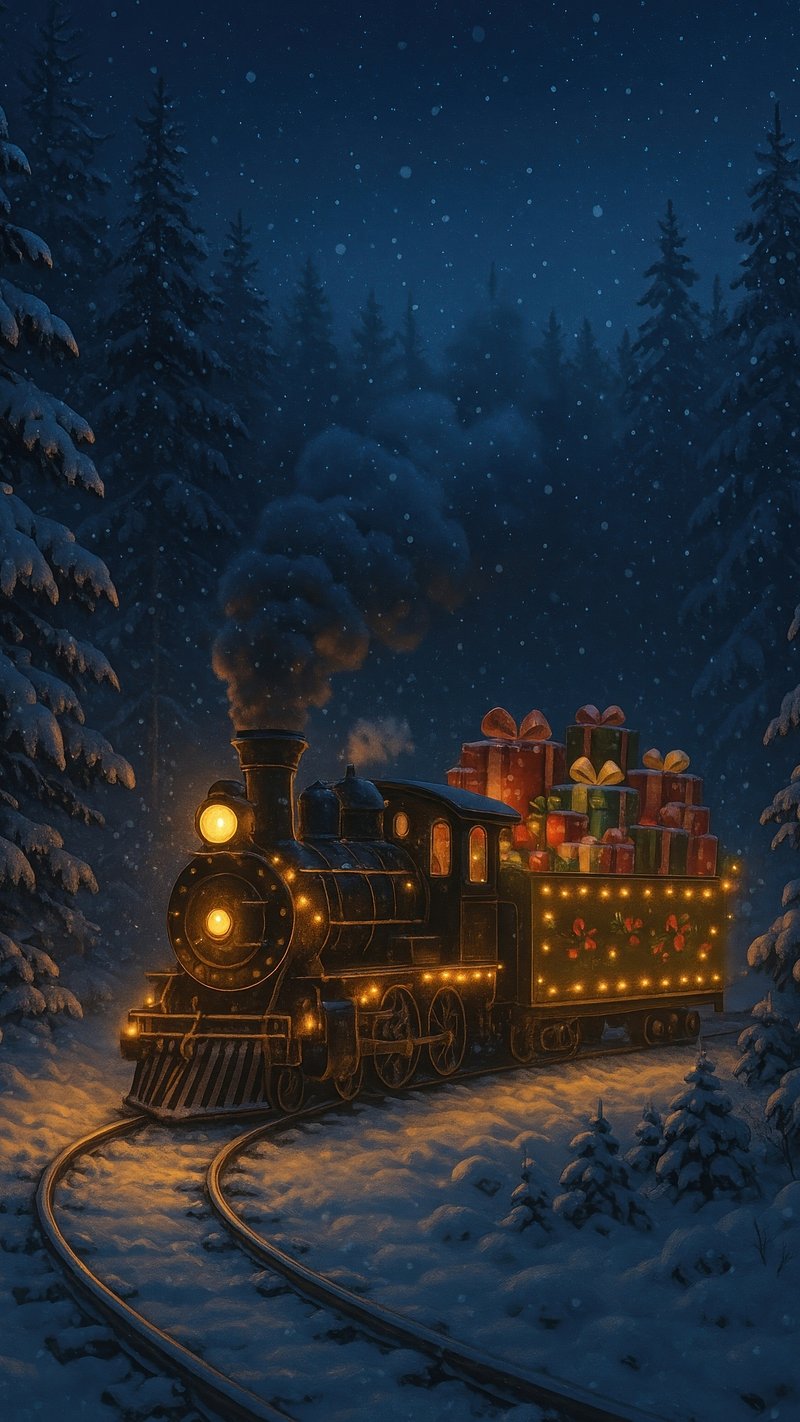 Forest Train Christmas Images | Free Photos, PNG Stickers, Wallpapers ...
