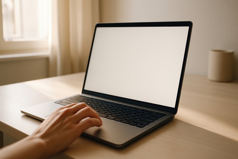 Type On Laptop Mockup Light Images | Free Photos, PNG Stickers ...