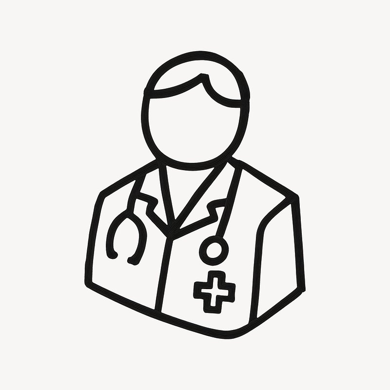 PNG Outline illustration medical professional | Free Icons - rawpixel