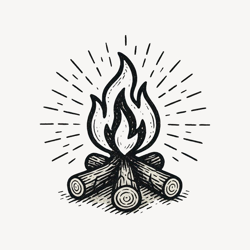 Fire Drawing Design Vintage Images | Free Photos, PNG Stickers ...