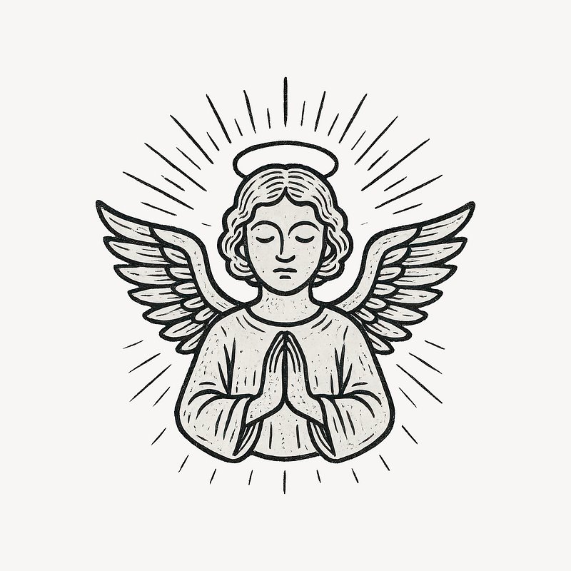 Angel+drawing+sketch Isolated Images | Free Photos, PNG Stickers ...