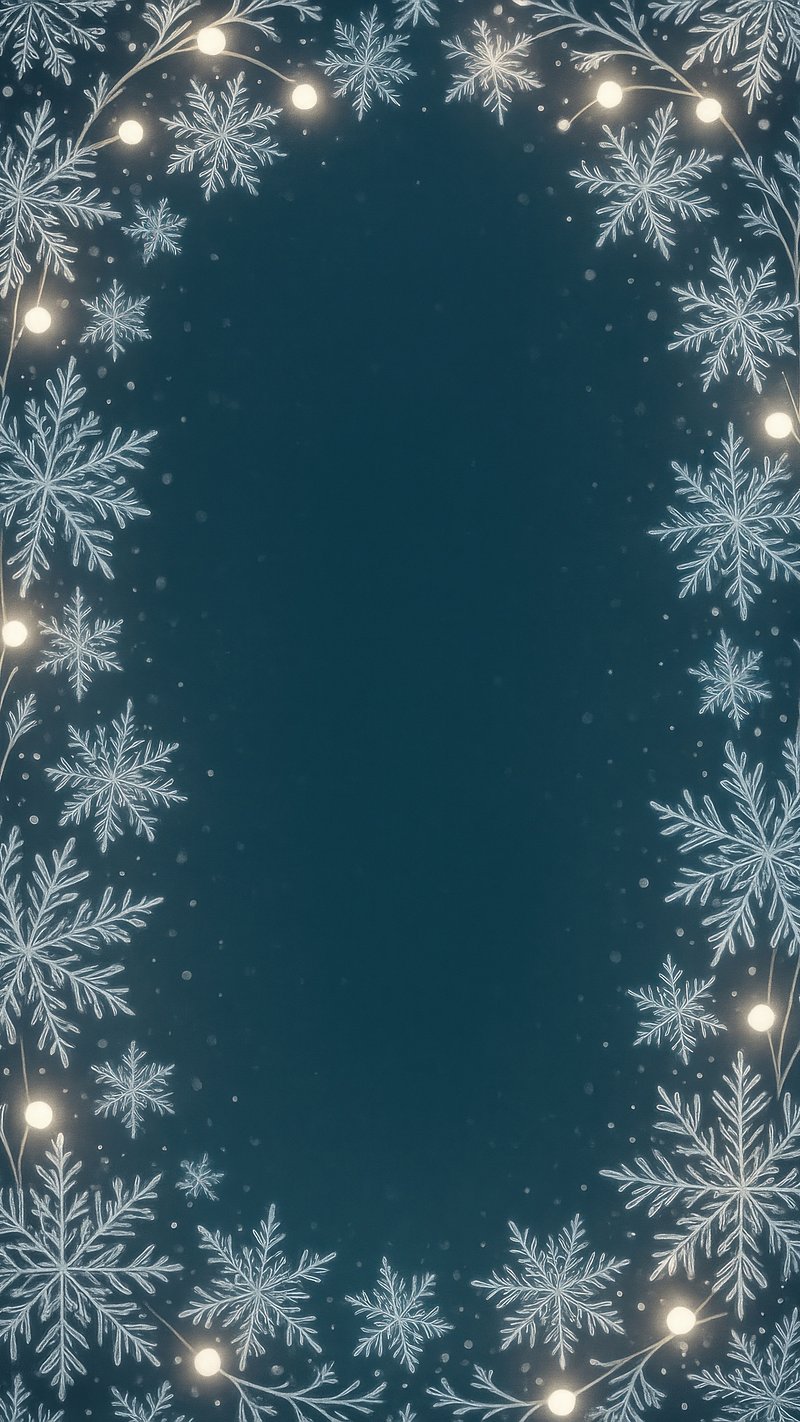 Snowflake++border Design Mobile Theme Wallpaper JPEG Images | Free ...