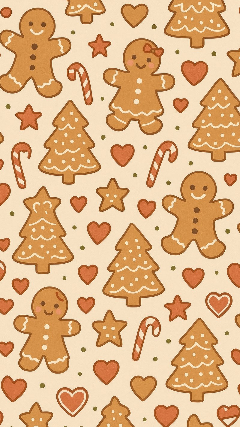 Christmas Hearts Festive Design Wallpaper Candy Images | Free Photos ...