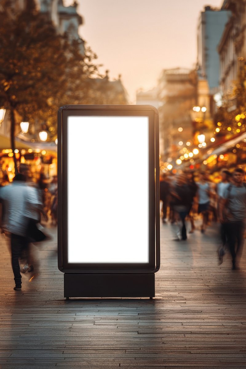 Person Walking Mockup Blur Billboard Images | Free Photos, PNG Stickers ...
