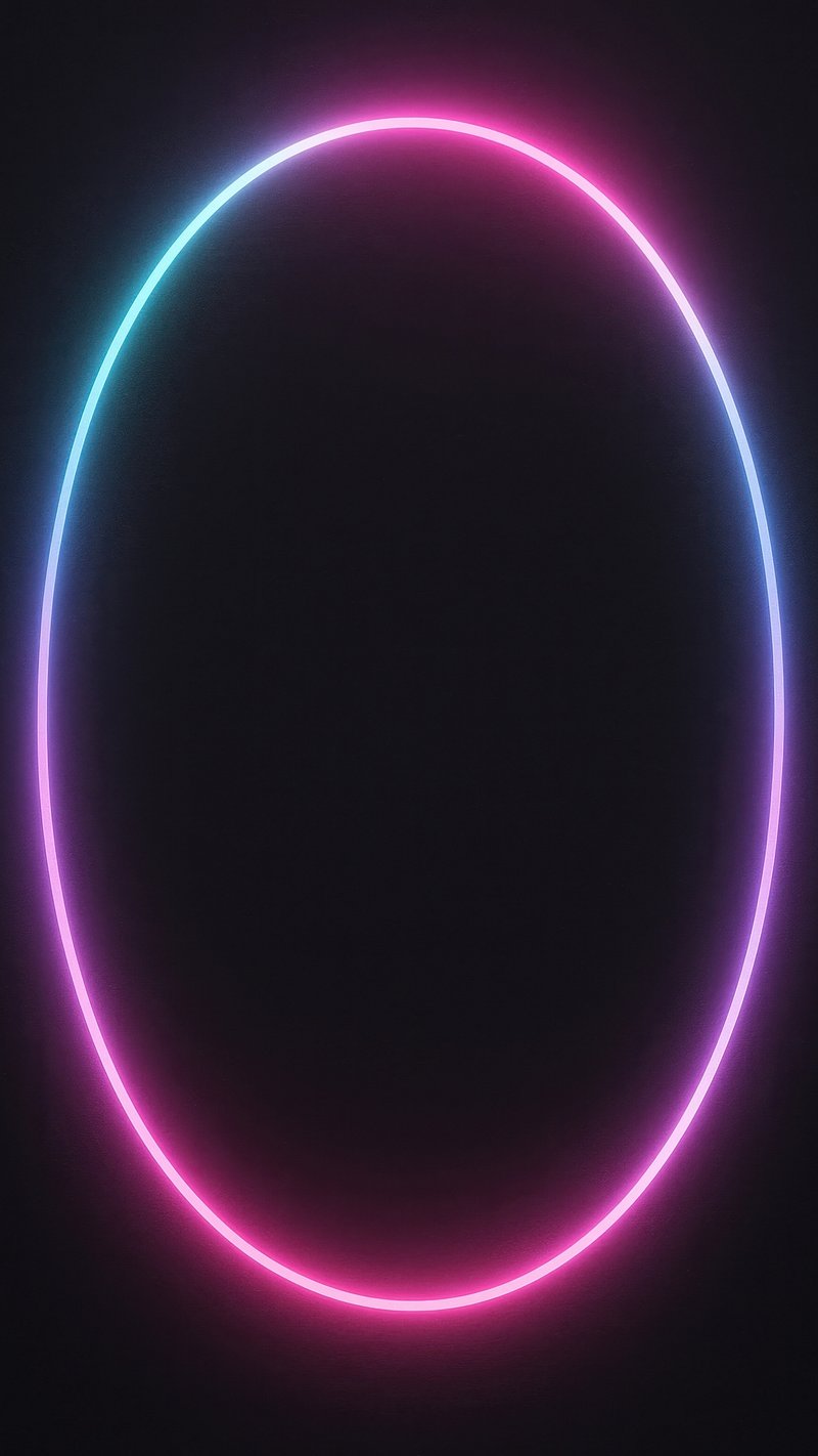 Neon Circle Frame Wallpaper Images | Free Photos, PNG Stickers ...