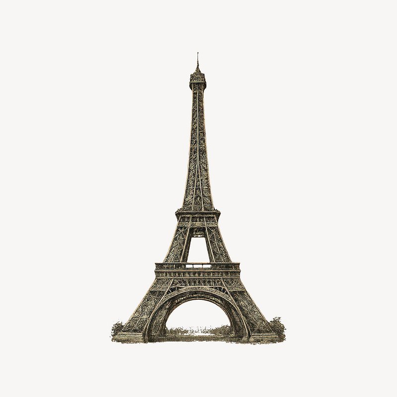 Eiffel+tower+sketch Background Aesthetic Images | Free Photos, PNG ...
