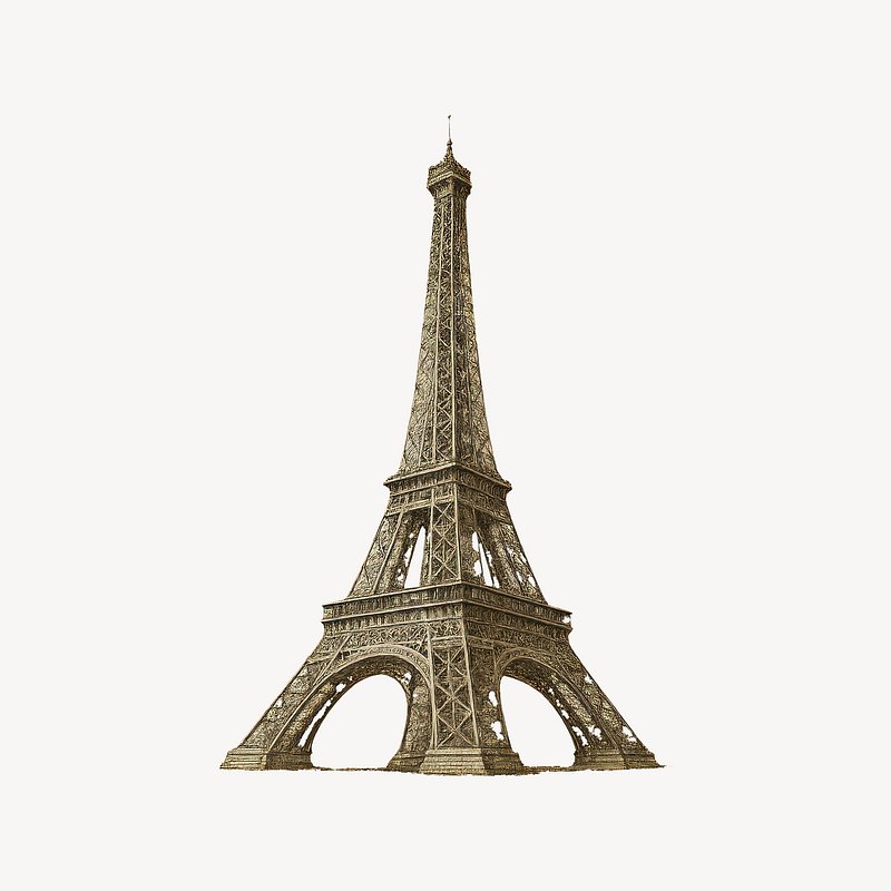 Eiffel+tower+sketch Background Aesthetic Images | Free Photos, PNG ...